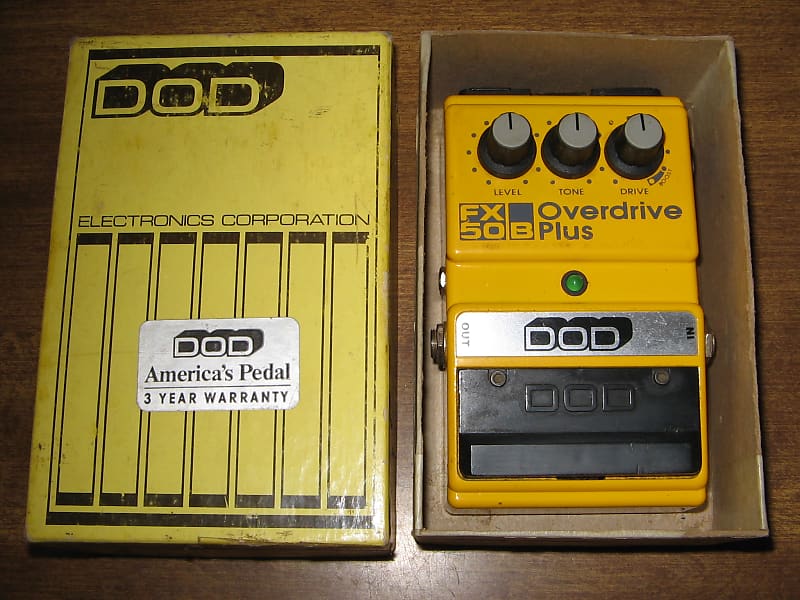 DOD FX50B Overdrive Plus vintage Effect Pedal USA w/ NIB | Reverb