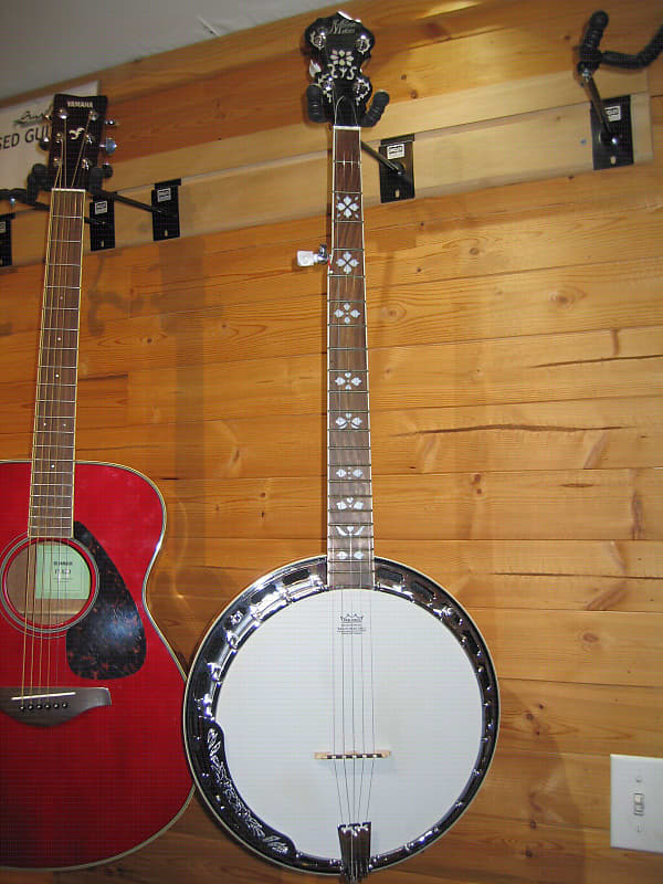 Morgan Monroe 5 string banjo w/case | Reverb