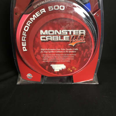 15' Monster Prolink Performer 500 Quality Microphone Cable | Reverb