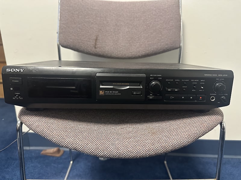 Sony Minidisc Deck MDS-JE510 2000-2010 - Black | Reverb