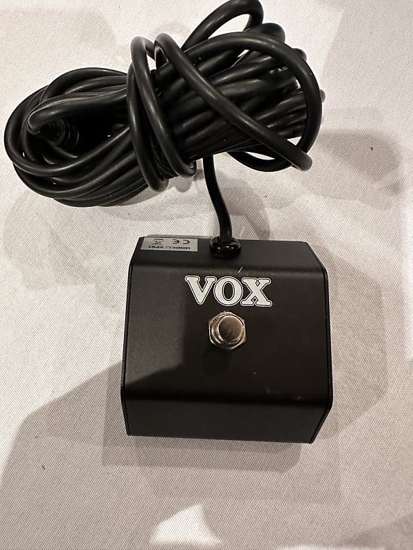 Vox Single button foot switch - Black | Reverb