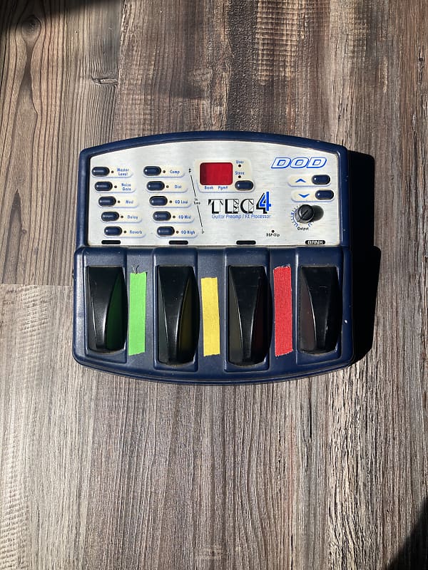 DOD Tec4 Guitar Preamp & Effects Processor | Reverb