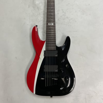 DBZ Barchetta RX7 2010 - Black/Red 7 String w/EMGs | Reverb