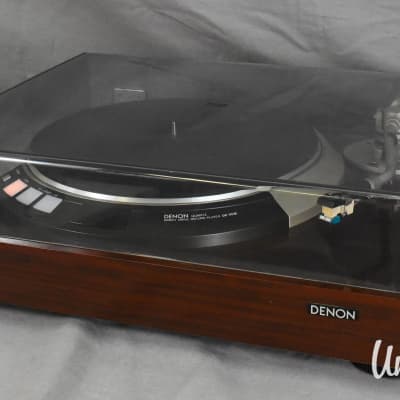 Denon DP-55M quartz direct drive record player in very good | Reverb