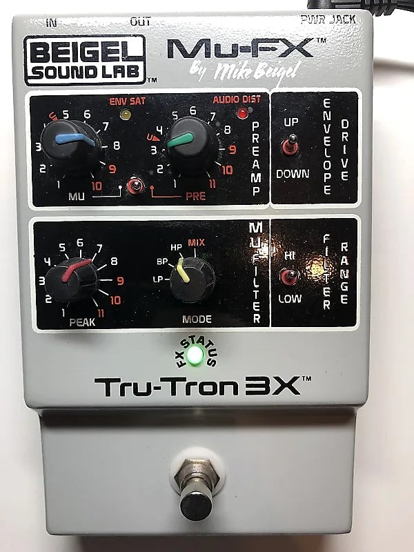 Mu-Fx Tru-Tron 3X Signed by Mike Beigel - Grey | Reverb