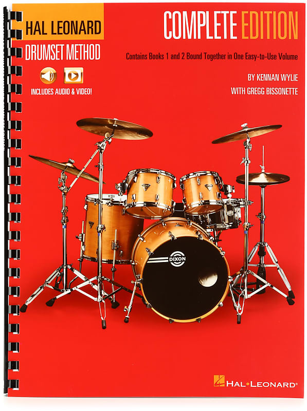 Hal Leonard Drumset Method Complete Edition with Online Video | Reverb