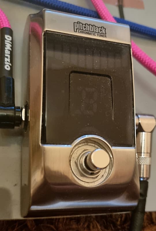 KORG PitchBlack PB-01 Chromatic Tuner (Limited Edition Chrome | Reverb