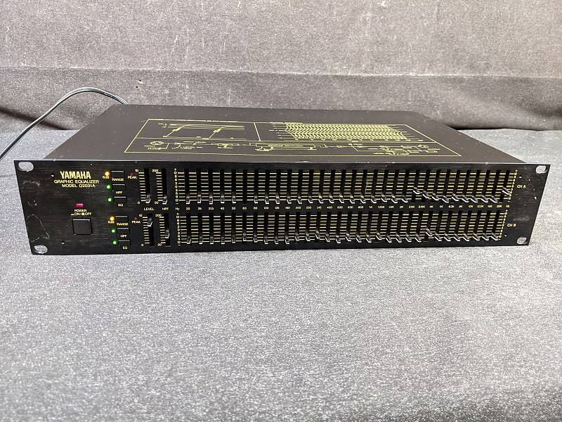 Yamaha Q2031A Graphic Equalizer 2U Rack Processor Made In | Reverb