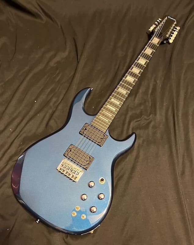 Carvin DC127 12 string electric guitar - Metallic blue | Reverb