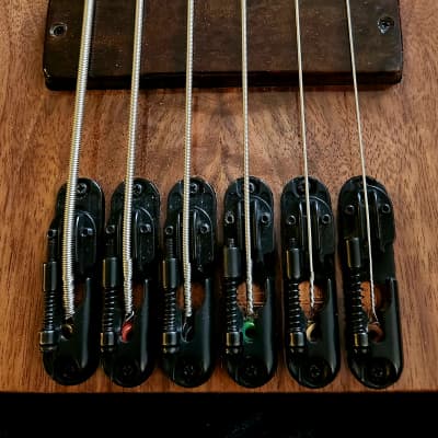 SJ Custom Guitars 6 string bass ,walnut, Ash, Bartolini, | Reverb