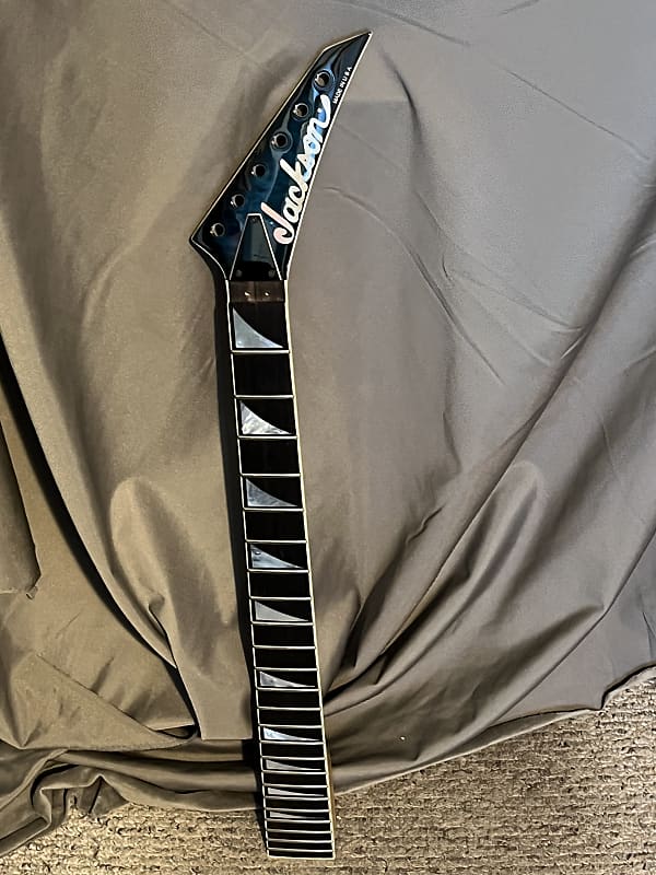 Jackson Neck USA - Sharktooth inlays - Ebony board | Reverb