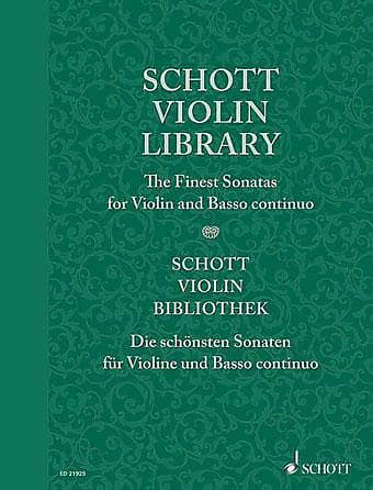 Schott Violin Library The Finest Baroque Sonatas Violin And | Reverb