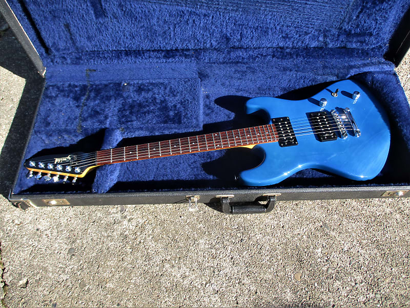 Guild S-280 Guitar, 1980's, USA, Blue Finish, HSC, Plays and | Reverb