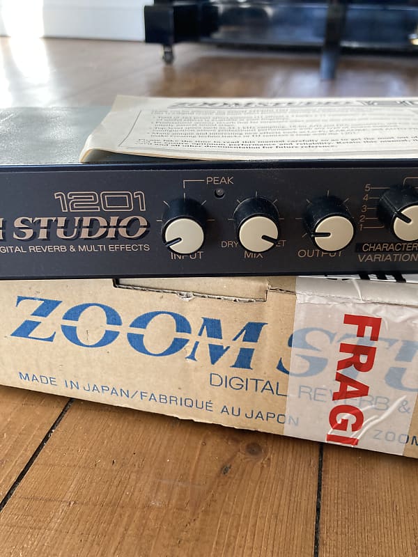 Zoom Digital reverb and multi effects 1201 90s - Black and | Reverb