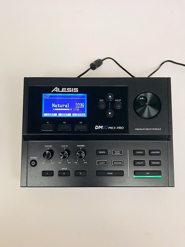 Alesis DM10 MKII Pro Drum Module Brain with Cables and Mount | Reverb