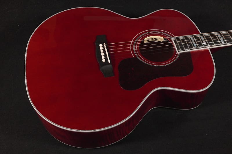 Guild Special Run F-55E USA Maple Oxblood Red with Case 249 | Reverb