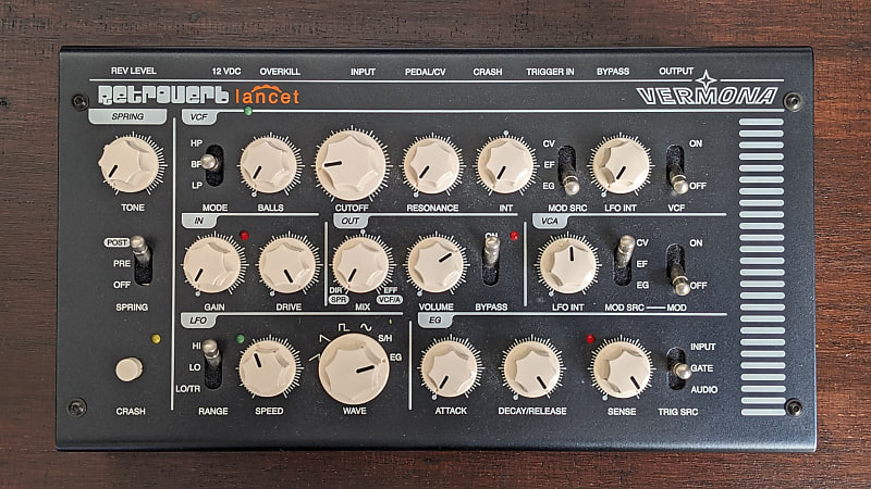Vermona Retroverb Lancet Analogue Multi-Effects Processor | Reverb