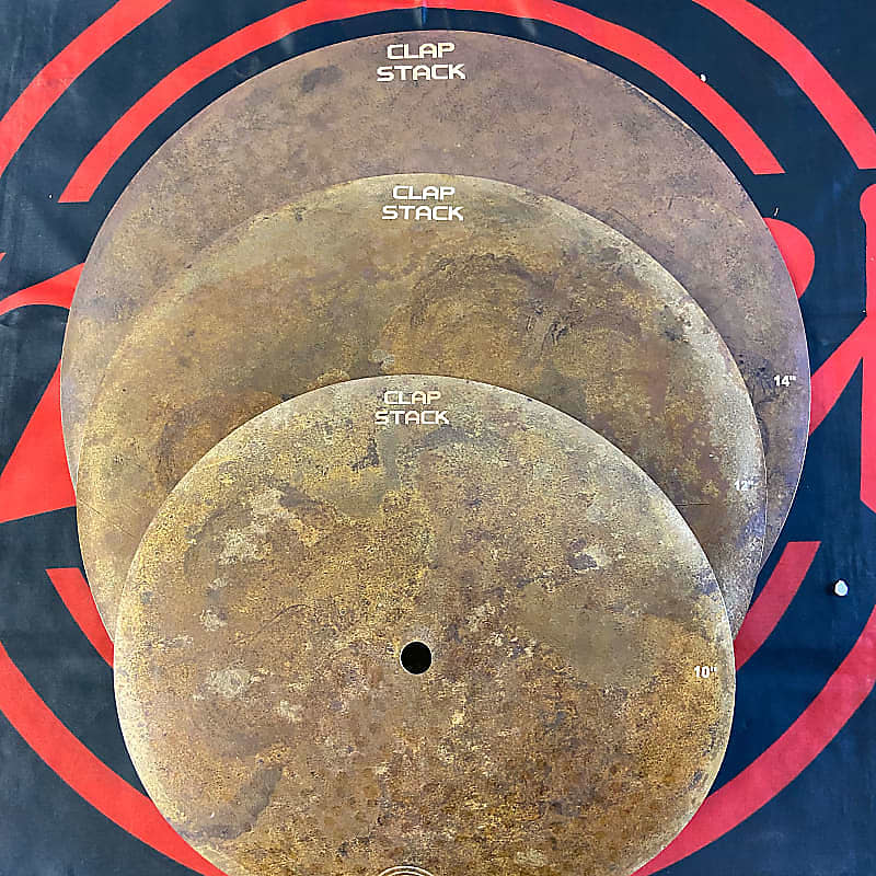 Omete Cymbals - Clap Stack - 3 Pack (10",12",14") | Reverb
