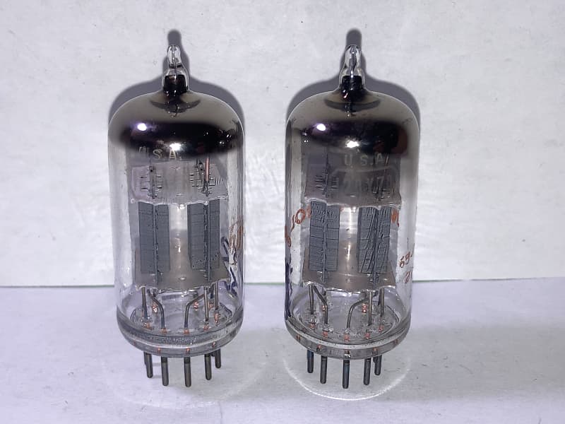 RCA 12AX7 12AX7A ECC83 Guitar Amp Tubes - Matched Pair, NOS | Reverb