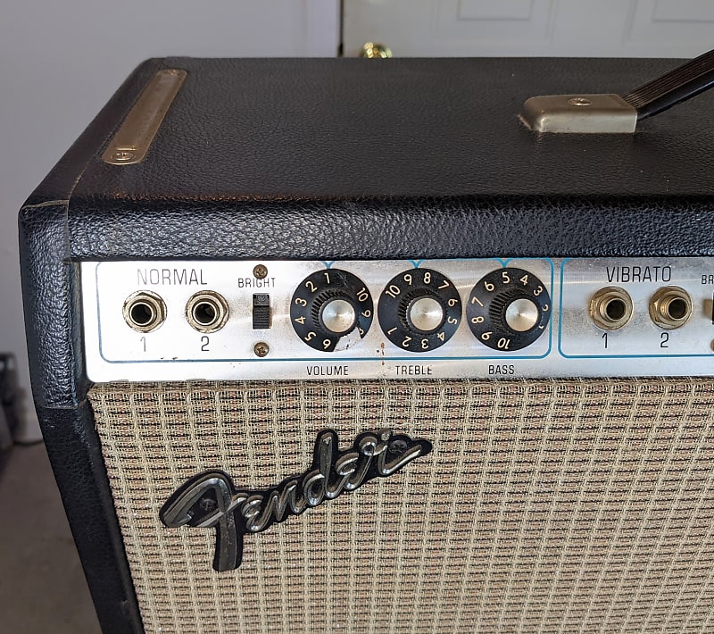 Fender Bandmaster amp combo 1975 Black tolex | Reverb