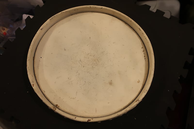 12" tack bottom skin drum head 1920's | Reverb