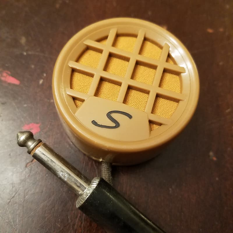 Shure CA91B RARE Waffle Harp Mic Hi-Z Silvertone 1940s-1950s | Reverb