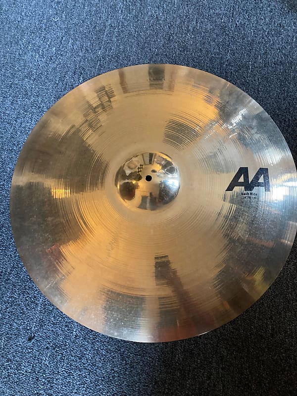 Used Sabian AA Bash 24" Ride 3114g w/ demo video of actual | Reverb