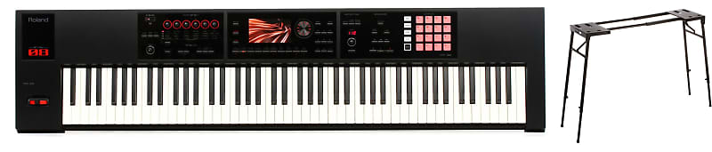 Roland FA-08 88-key Music Workstation Bundle with On-Stage | Reverb