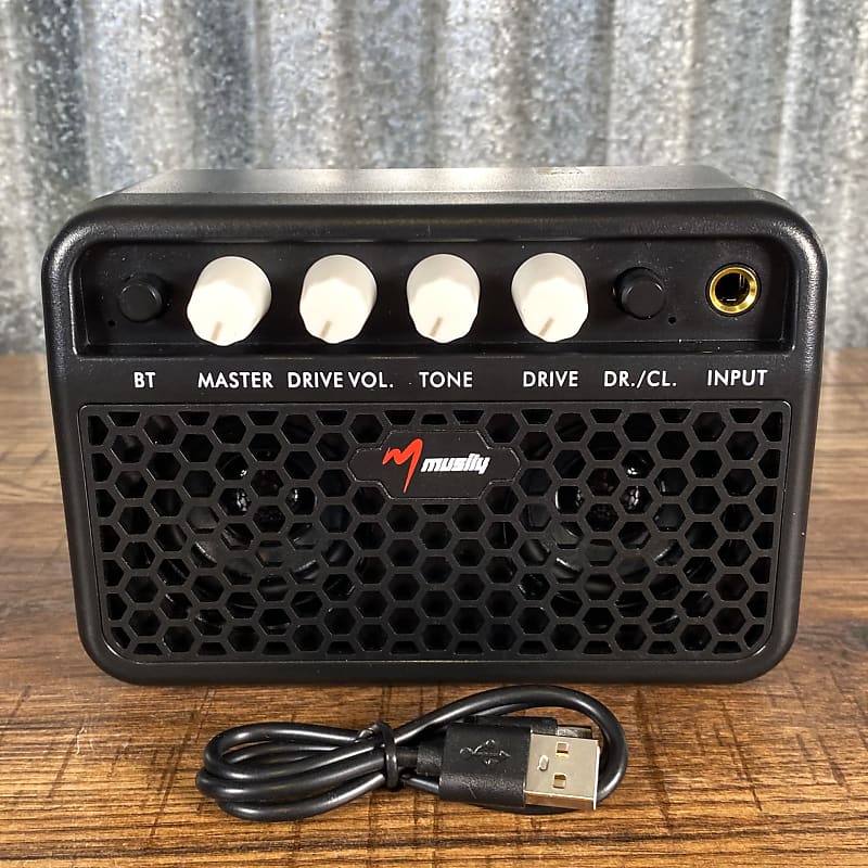 Musily MG-01 Mini 5 Watt Bluetooth Battery Powered Dual 2" | Reverb