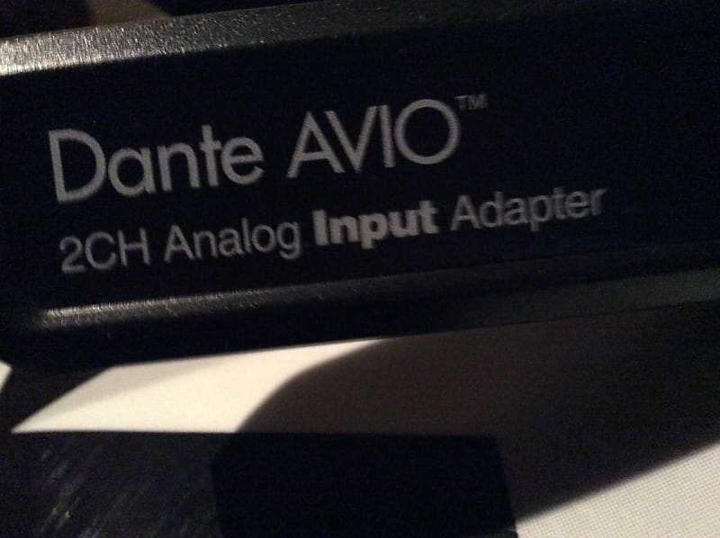 Dante AVIO Dante 2 channel input device | Reverb
