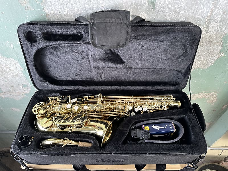 John Packer JP041 Eb Alto Saxophone with Selmer S80 C* | Reverb