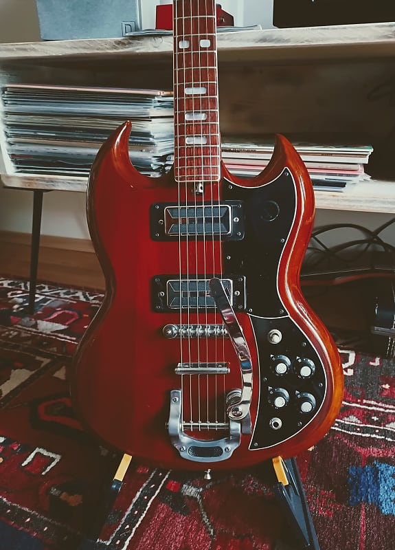 KAY K-20T Vintage SG 1960s 1960 - Worn Brown | Reverb
