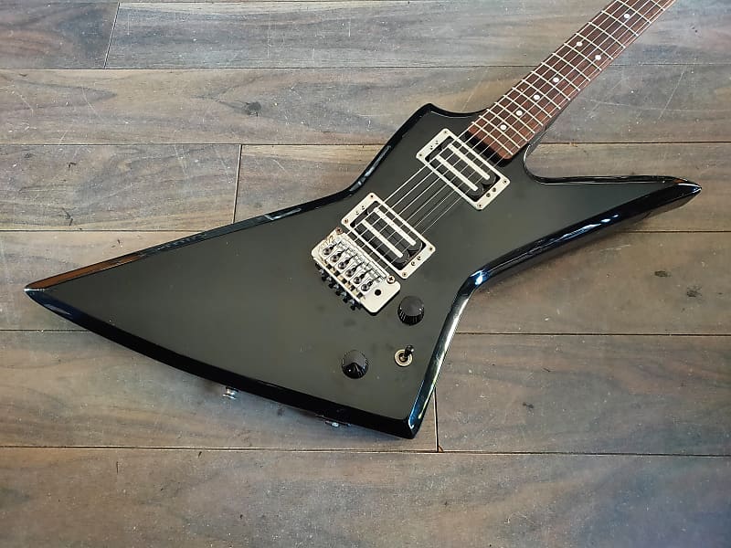 1985 Aria Pro II ZZ Deluxe Explorer Vintage Electric Guitar | Reverb