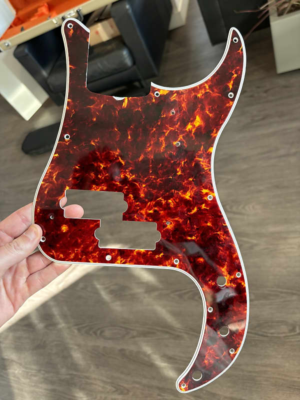 Spitfire Tortoise Shell Precision Bass Pickguard 2023 - P | Reverb