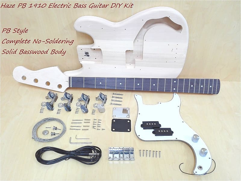 HSPB1910DIY PB Style Electric Bass Guitar DIY Kit, S-S | Reverb