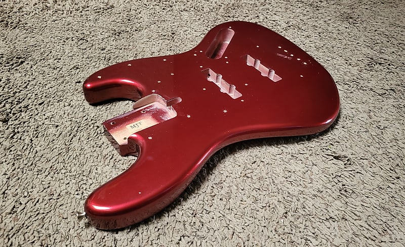 Relic ‘60s Style Jazz Bass Body - MJT - Candy Apple Red Nitro | Reverb