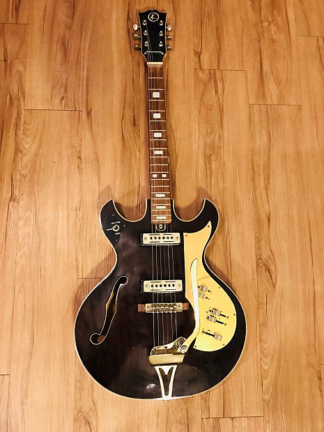 Vintage Kay K-900G 60's Walnut MIJ Semi Hollowbody Electric | Reverb