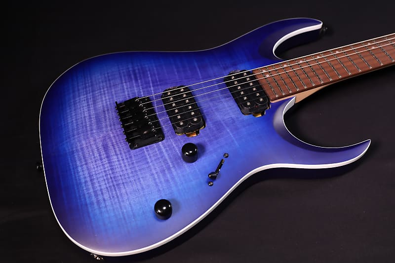 Ibanez RGA42FMBLF RGA Standard 6str Electric Guitar - Blue | Reverb