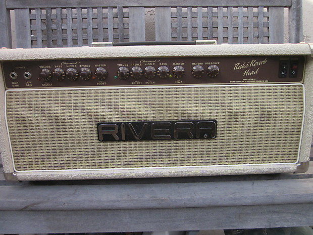 Rivera Rake reverb head early 90's cream | Reverb