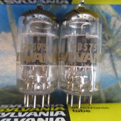 Pr NOS Vintage GB Sylvania 5751 Gold Brand, USA, Preamp | Reverb