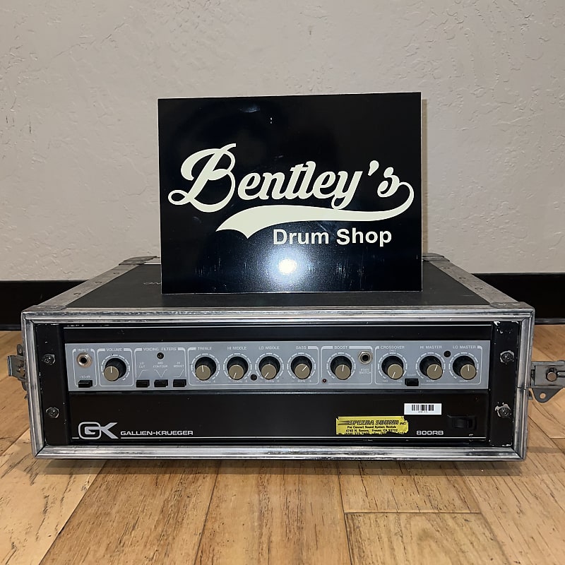 Gallien-Kruger GK 800RB Bass Amp Head w/Rack Case | Reverb