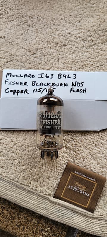 Mullard Blackburn 12ax7 Ecc83 Fisher Label NOS I63 B4L3 1964 | Reverb