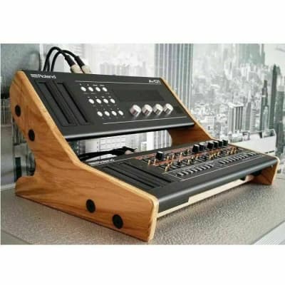 Synths & Wood Roland Boutique Solid Oak Dual Stand MK2 | Reverb UK