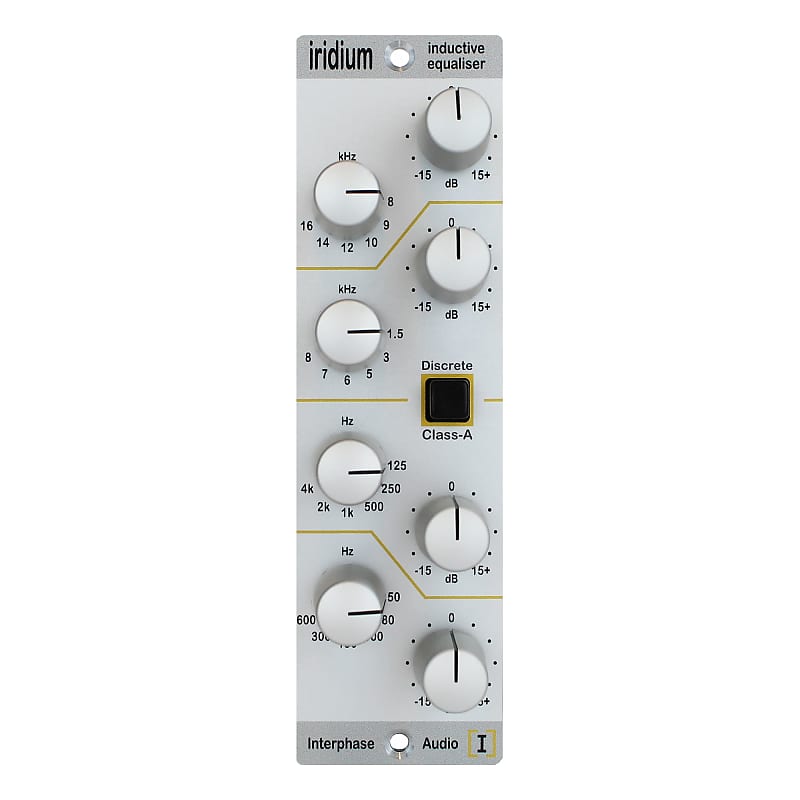 Interphase Audio - Iridium 4-band Inductor Equaliser (Silver | Reverb