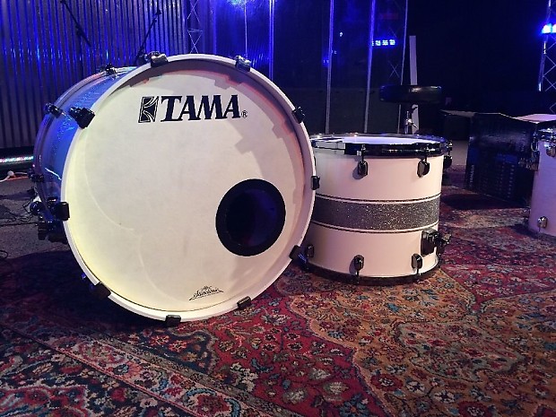 Tama Starclassic Bubinga Kick and Floor Tom Pack in Snow | Reverb