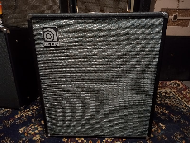 1973 Ampeg V4 4x12 8 ohm Linden NJ Original Cover & Cable CTS | Reverb
