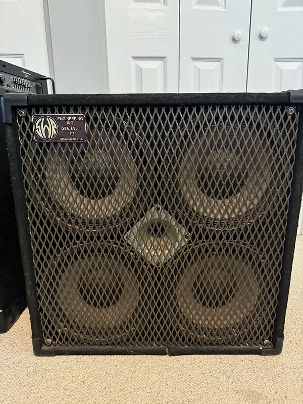 SWR Goliath II 4x10 Bass Cab Late 90s - Black | Reverb