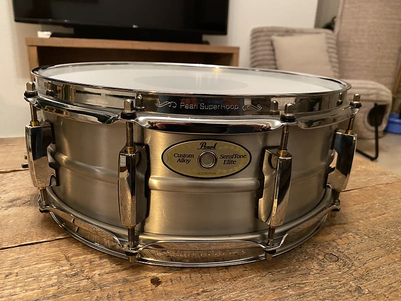 Pearl Session elite snare 14x5” 2010 - Aluminium | Reverb