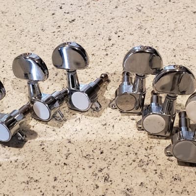 Grover 106 C . 3 on a side- large, self lock gears in Chrome | Reverb