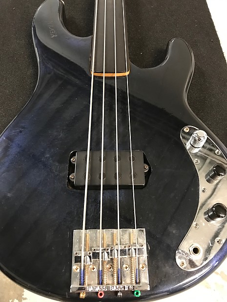 Badass Bass Fretless Dark blue | Reverb